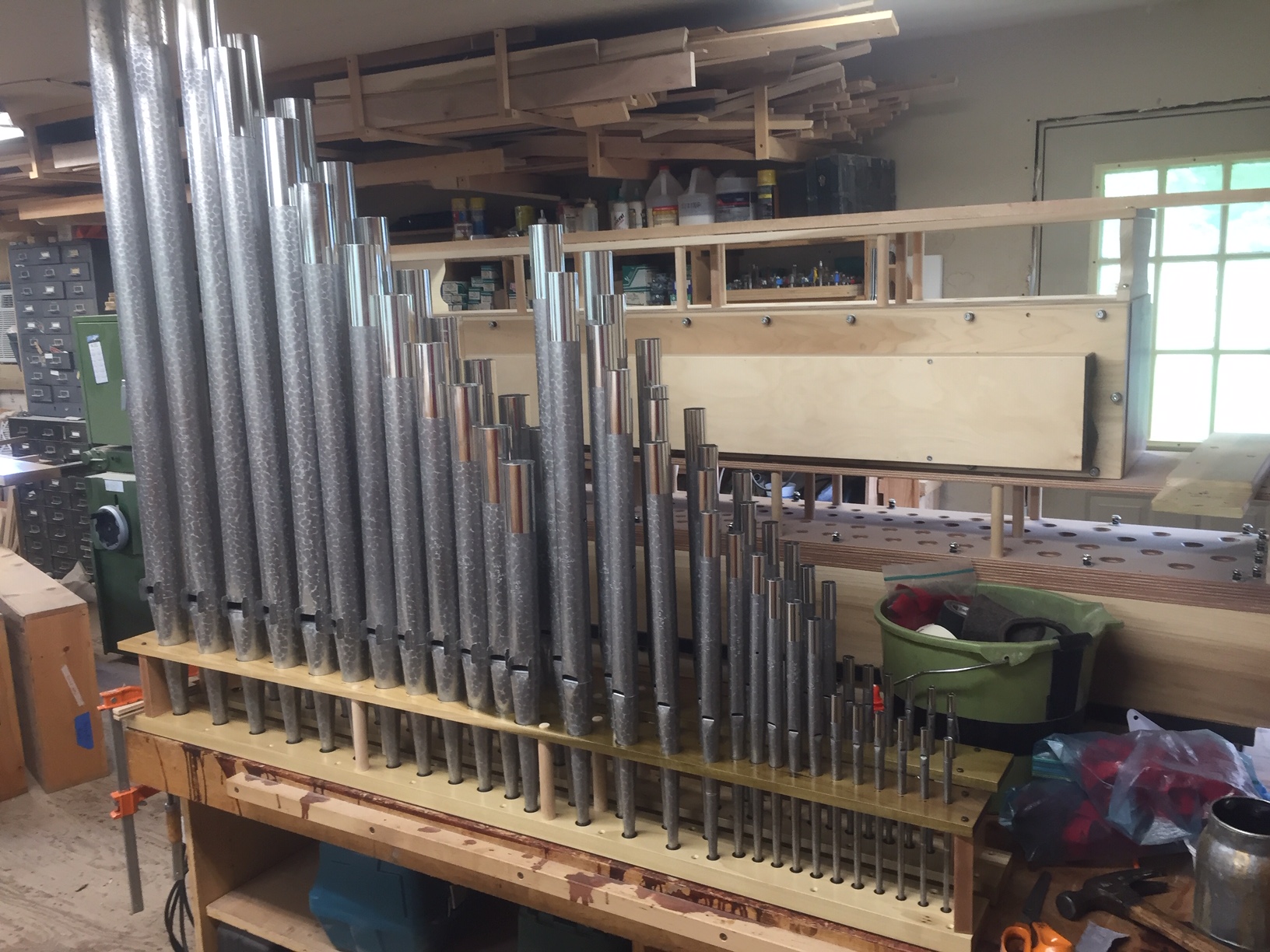 The organ begins to come back - St. Paul's Episcopal Church