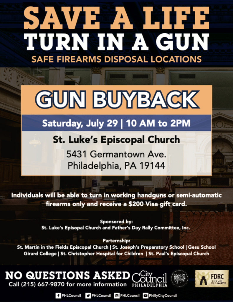 St. Paul’s is partnering with St. Luke’s Germantown for its gun buy ...