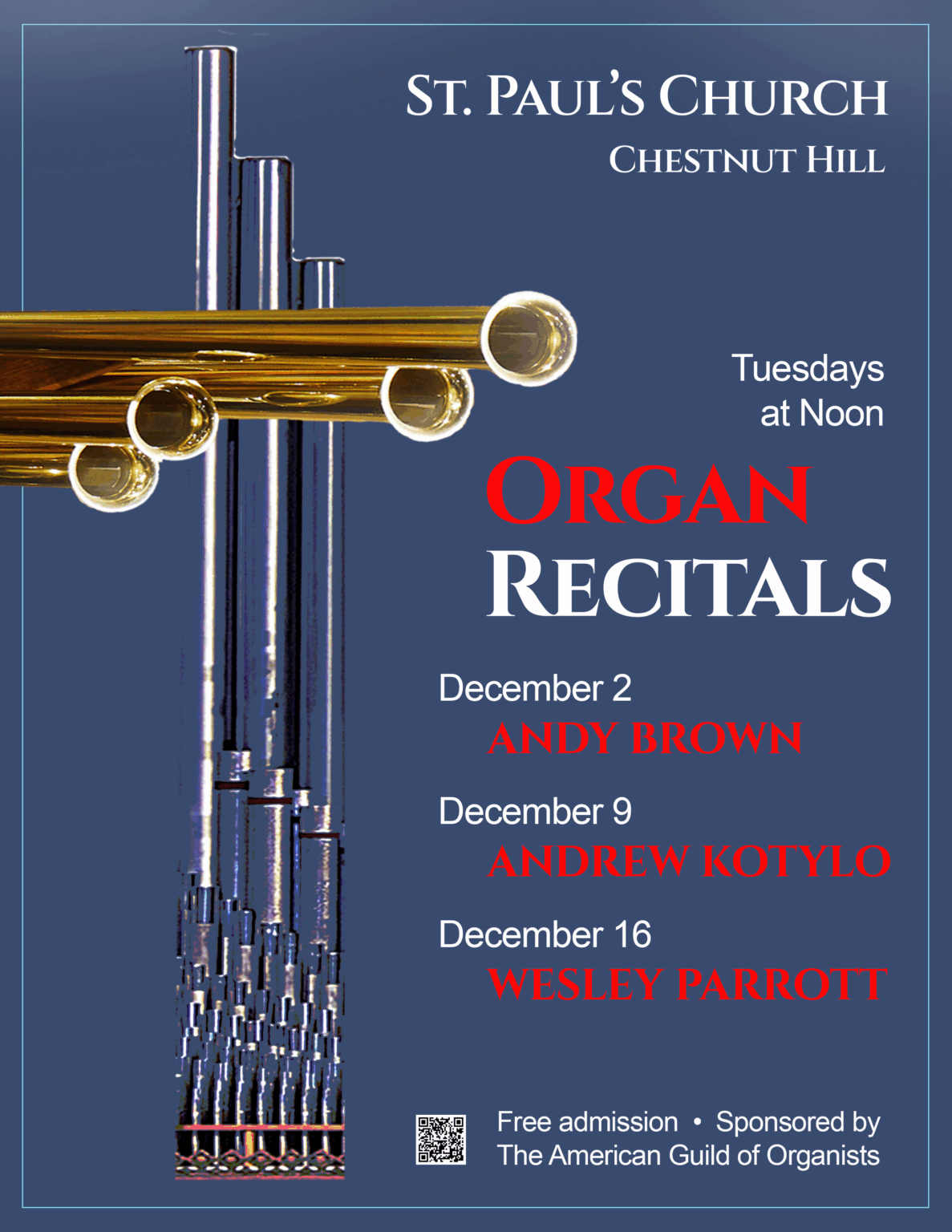 Organ Recitals - St. Paul's Episcopal Church